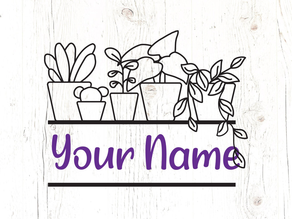 Plant Monogram SVG - So Fontsy