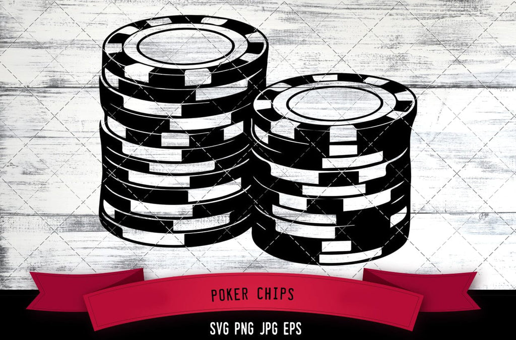 Poker Chips SVG, Gambling SVG - So Fontsy