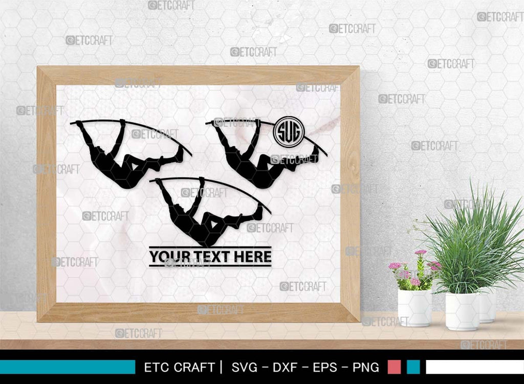 Pole Vault Monogram, Pole Vault Silhouette, Pole Vault SVG, Sports Svg ...