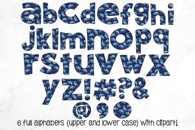 Police Doodle Alphabet, Police Officer Doodle Alpha Set PNG - So Fontsy