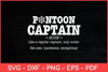 Pontoon Captain Definition Pontoon Boat Boating Funny Svg Design - So ...