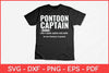 Pontoon Captain Definition Pontoon Boat Boating Svg Design - So Fontsy