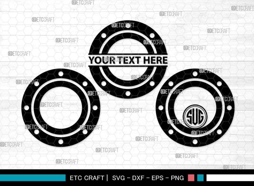 Porthole Monogram, Porthole Silhouette, Porthole SVG, Cruise Svg ...