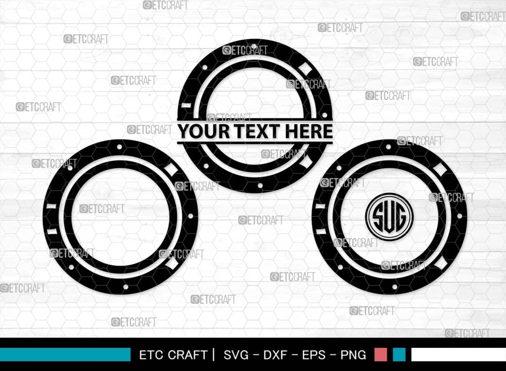 Porthole Monogram, Porthole Silhouette, Porthole SVG, Cruise Svg ...