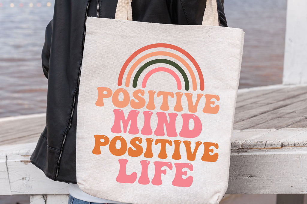 positive mind positive life svg Design - So Fontsy