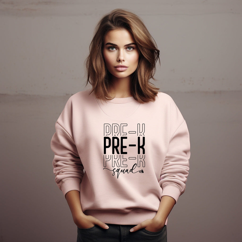 Pre-K Squad Svg Png Files, Back To School, Pre K Teacher, First Day Of ...