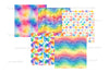 Pride Digital Paper | Rainbow Seamless Pattern - So Fontsy
