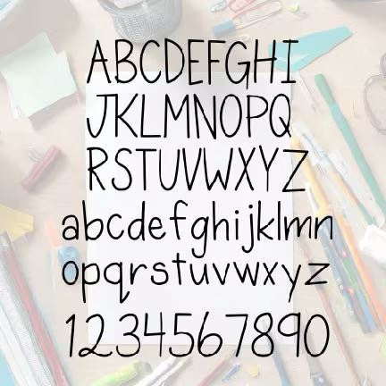 Font OTF, Fonts for Crafting, Handwritten Font - So Fontsy