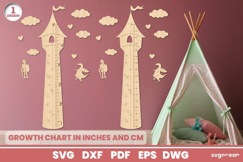 Princess Tower Growth Chart - So Fontsy