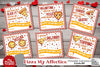 Printable Kids Pizza Valentine Digital Paper Cards | Pizza Box Template ...