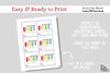 Printable Kids Pop It Valentine Digital Paper Cards - So Fontsy
