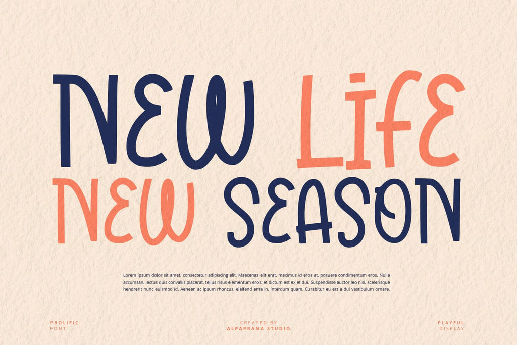 Prolific - Playful Font - So Fontsy