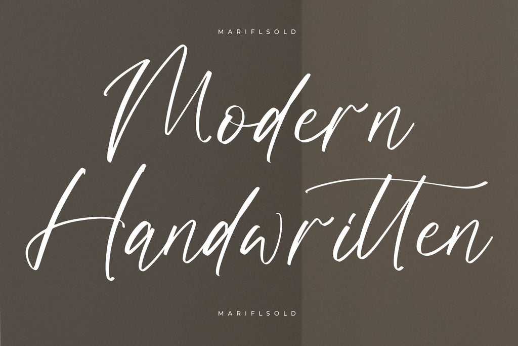 Prostlande - Modern Handwritten Script - So Fontsy