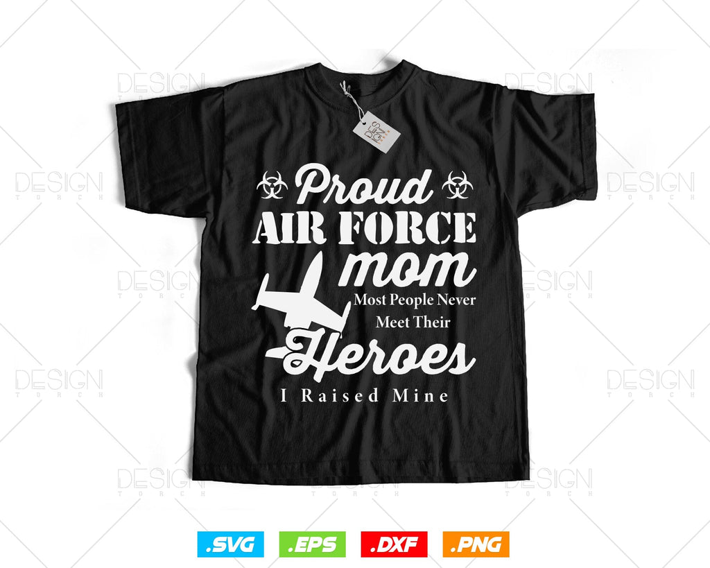 Proud Air Force Mom Svg Png, Mothers Day Svg, Aircraft Svg, Air Force ...