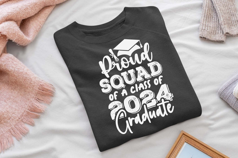 Proud squad of a class of 2024 graduate svg, Graduation t shirt svg ...