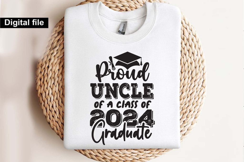 Proud uncle of a class of 2024 graduate svg, Graduation t shirt svg ...