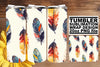 Psychedelic Plume Wonderland Tumbler Wrap 20oz - So Fontsy