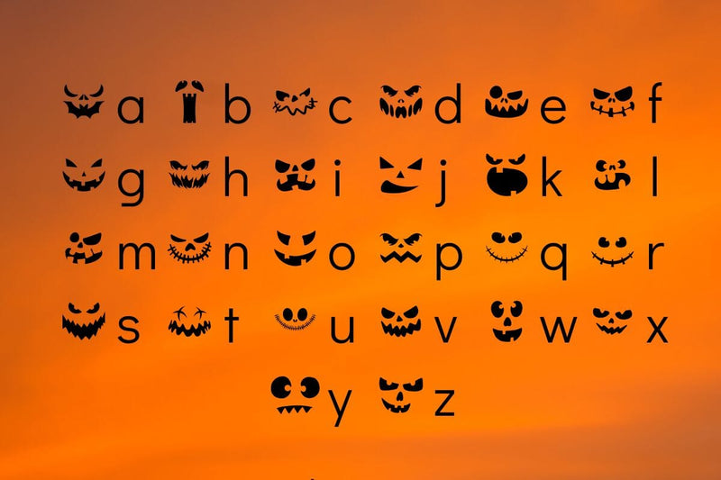 PumpkinGrin Dingbats Font - So Fontsy