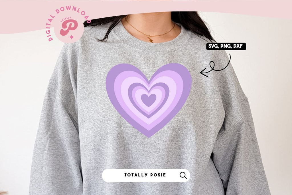 Purple Heart SVG - So Fontsy