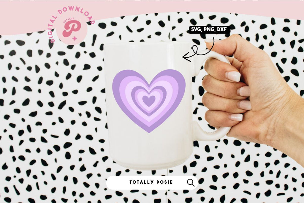 Purple Heart SVG - So Fontsy