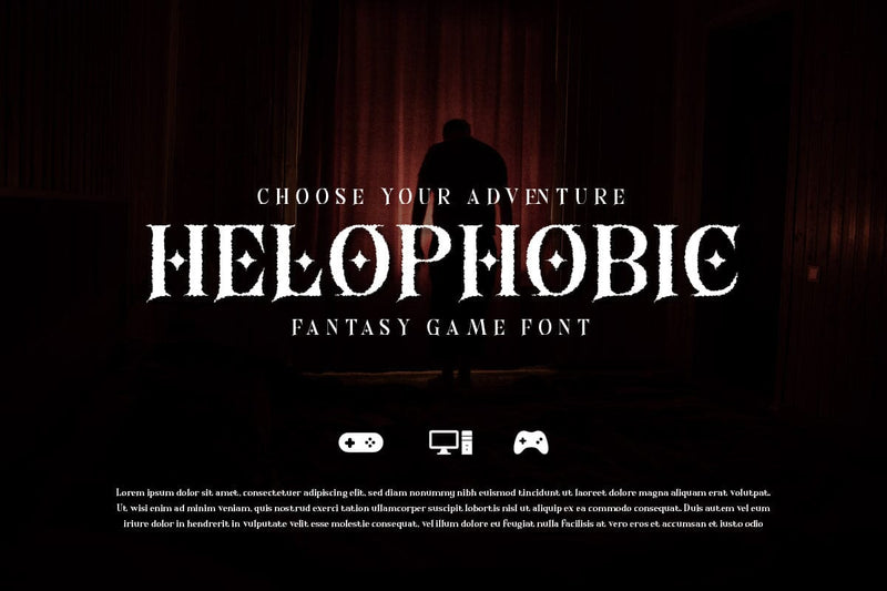 Qilavoen - Game Display Font - So Fontsy