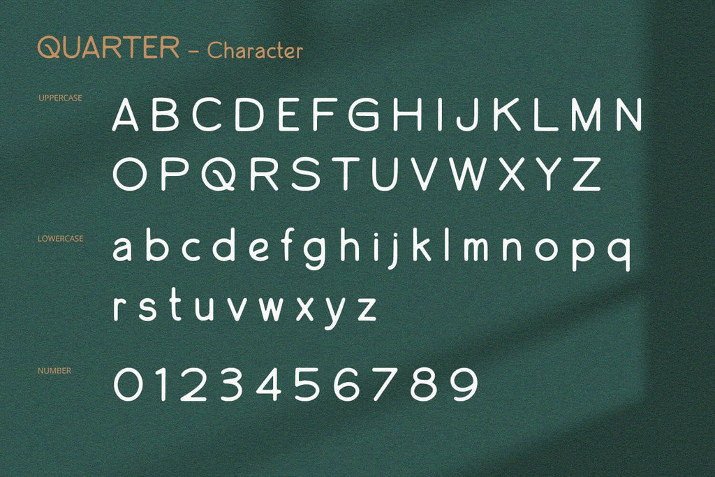 Quarter - Sans Serif - So Fontsy