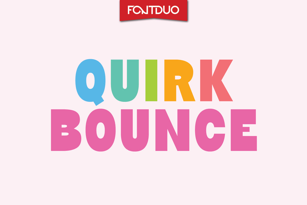 Quirk Bounce Back to School Font - So Fontsy