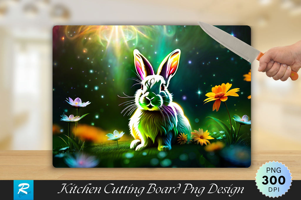 Rabbit Cutting Board - So Fontsy