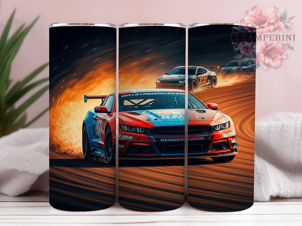 Race Car Racing Tumbler Wrap, Car Enthusiast Gift, Sublimation Tumbler ...