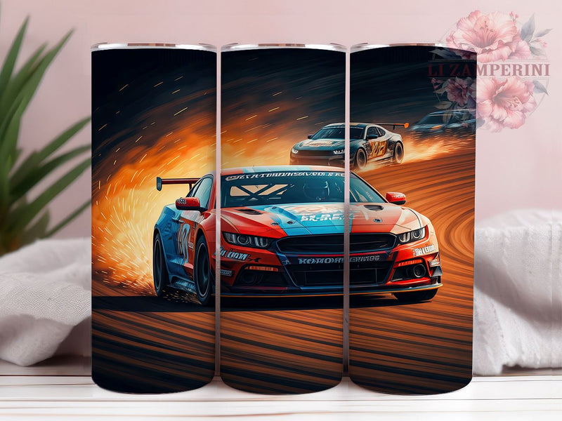 Race Car Racing Tumbler Wrap, Car Enthusiast Gift, Sublimation Tumbler ...