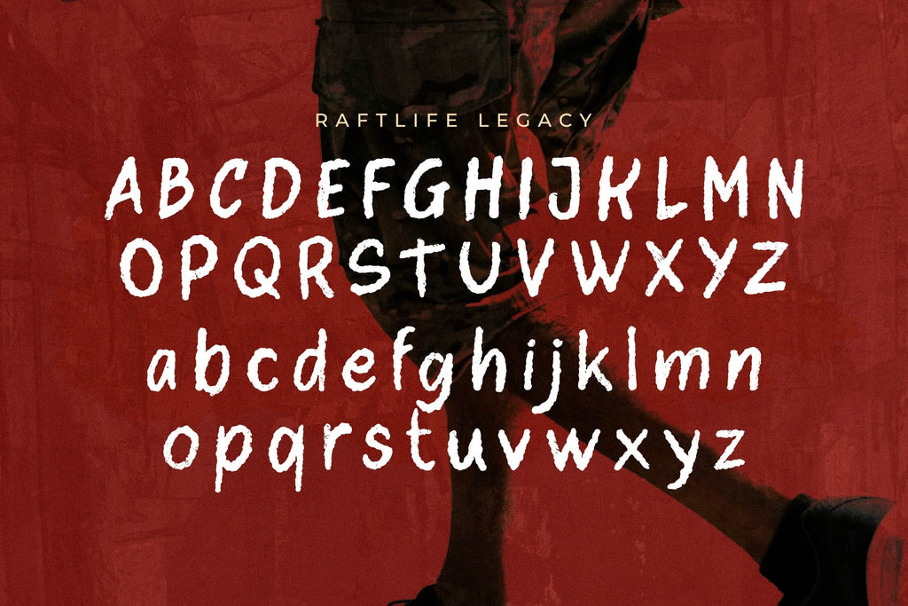 Raftlife Legacy – Display Brush Typeface - So Fontsy