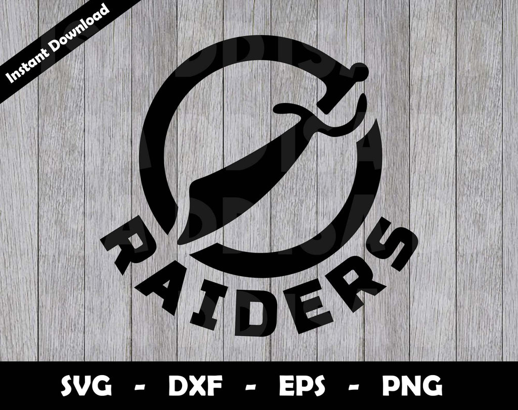 Raiders SVG Cut File, Raiders logo SVG Design, Raiders Football Mascot ...