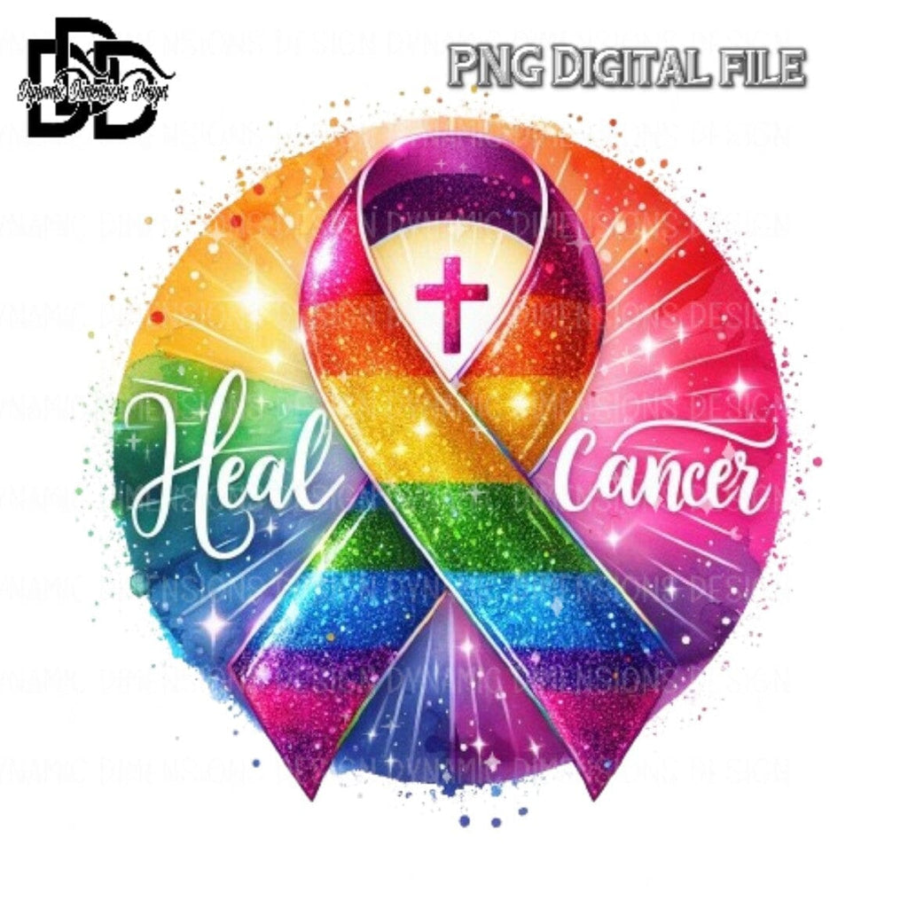 Rainbow Awareness Ribbon - So Fontsy