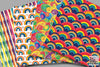 Rainbow Pride Digital Paper - LGBTQ Sublimation Scrapbook - So Fontsy