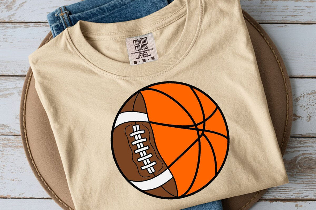 Raising Ballers SVG: Football Basketball Design - So Fontsy