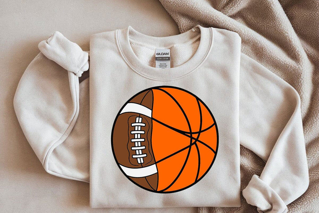 Raising Ballers SVG: Football Basketball Design - So Fontsy