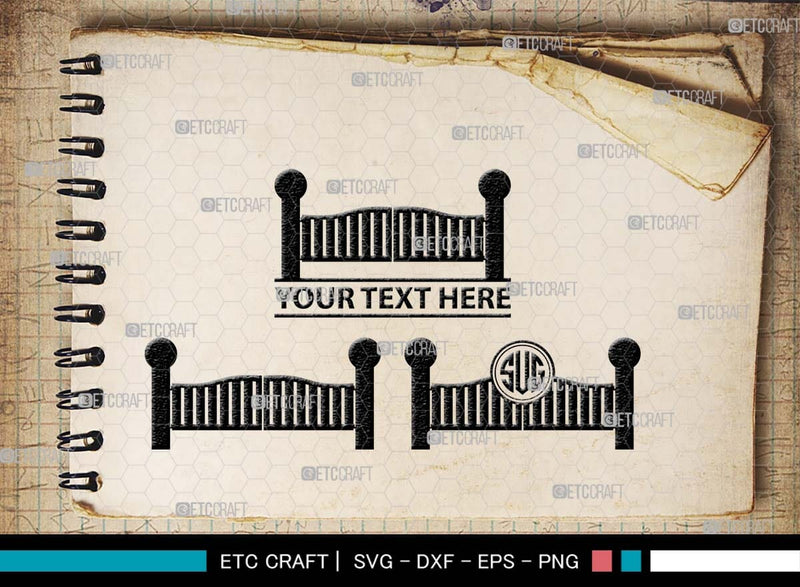 Ranch Gate Monogram, Ranch Gate Silhouette, Ranch Gate SVG, Ranch ...