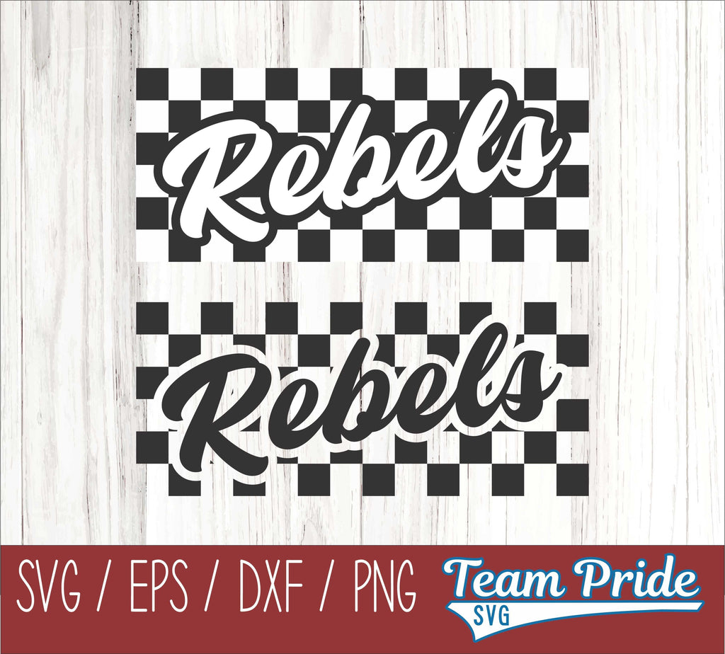 Rebels Retro Team Design SVG Digital Download Printable - SVG, EPS, DX ...