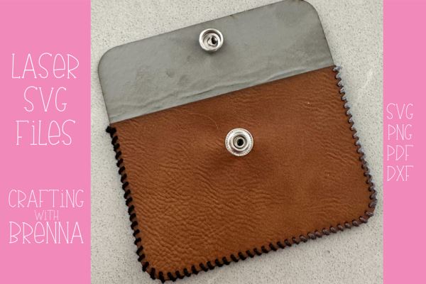 Rectangle Flap Purse Laser SVG File - So Fontsy