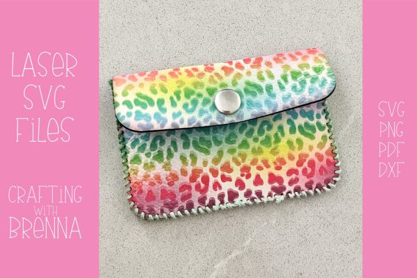 Rectangle Flap Purse Laser SVG File - So Fontsy