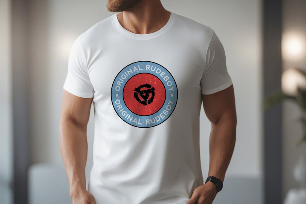 Red & Blue Original Rude Boy Graphic Design - So Fontsy