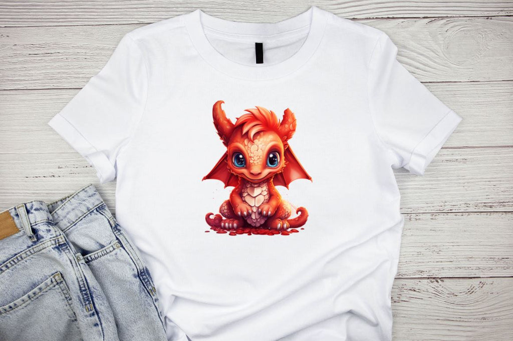 Red Dragons Sublimation Clipart Bundle - So Fontsy