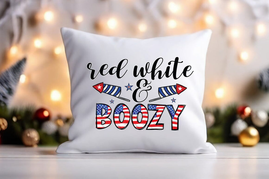 Red white and boozy PNG Design - So Fontsy
