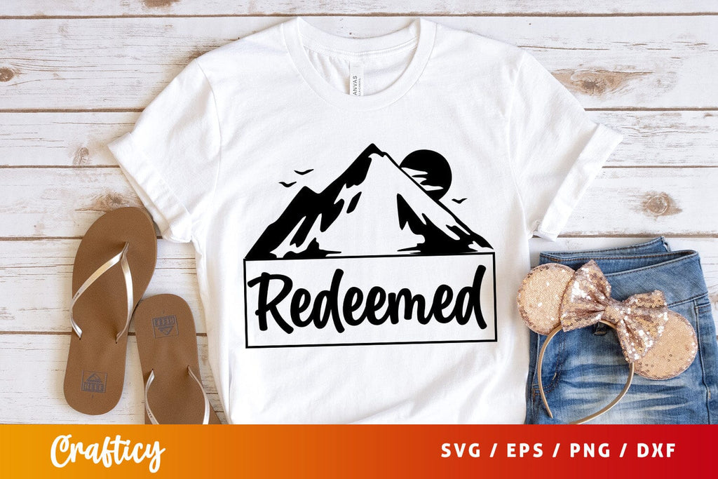 Redeemed svg Design - So Fontsy