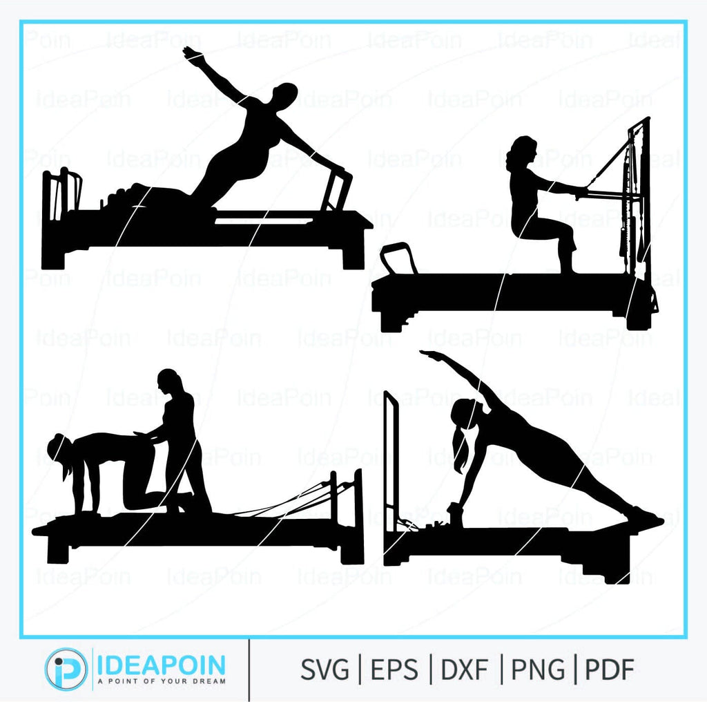 Reformer Pilates Png, Reformer Pilates Fitness Svg bundle, Reformer ...