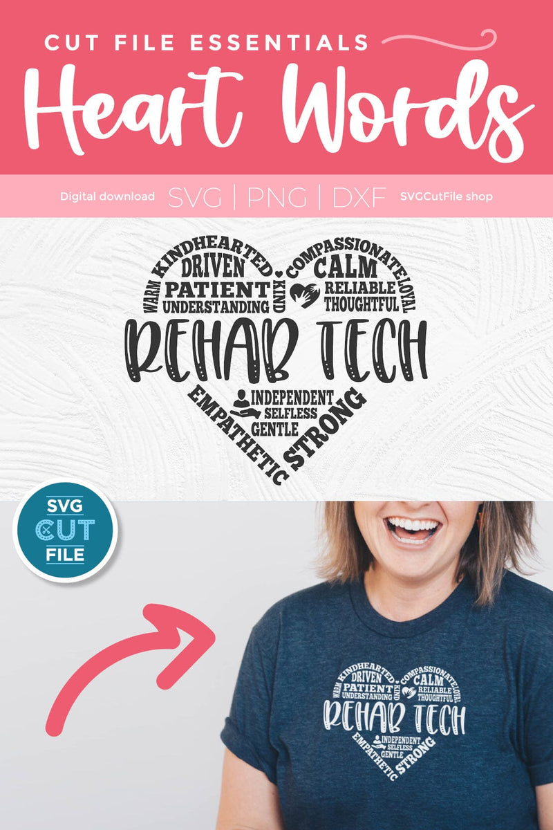 Rehab Tech svg, rehabilitation svg, rehab svg - So Fontsy