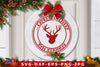 Reindeer Mail Postage Stamp SVG - So Fontsy