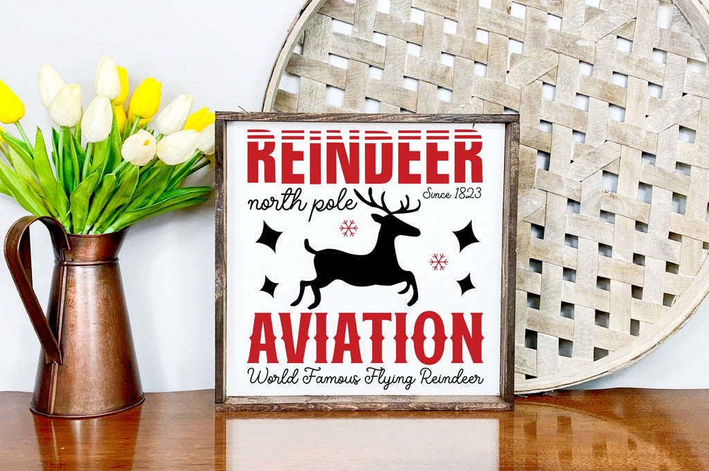 Reindeer north pole since 1823 aviation svg design - So Fontsy