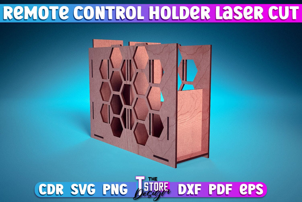 Remote Control Holder Laser Cut | Home Design Laser Cut Design | CNC ...