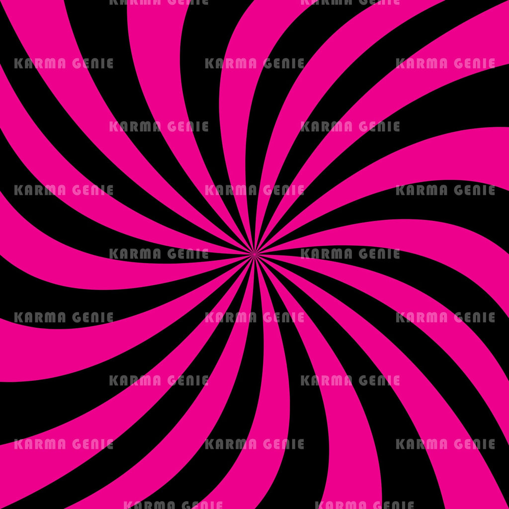 Retro 60s 70s Hot Pink And Black Swirl Groovy Vintage Pattern Digital ...